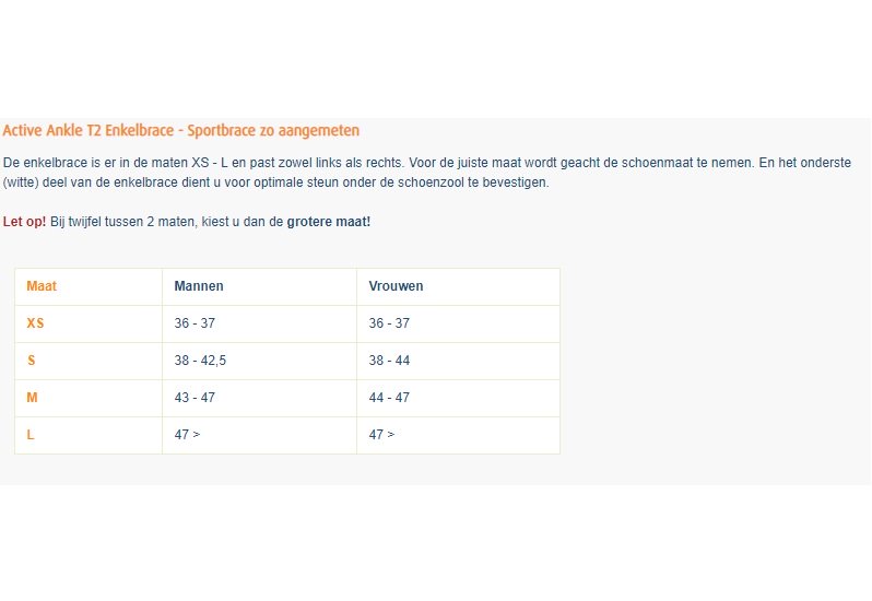 Active Ankle T2 Enkelbrace - Sportbrace | Mrmarketplace.com