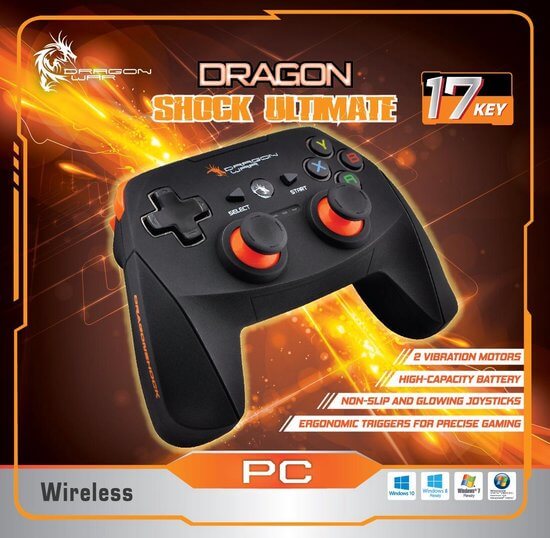 Dragonwar Dragon Shock Ultimate Draadloze PC Controller kopen ...