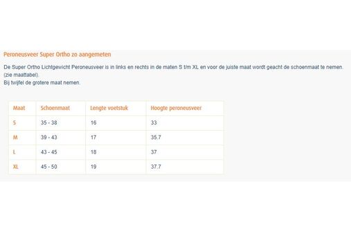 Peroneusveer Super Ortho kopen? | Mrmarketplace.com